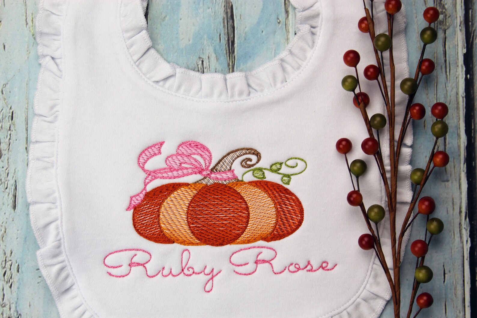 Thanksgiving Baby Bib and Burp Cloth First Thanksgiving bib | Etsy