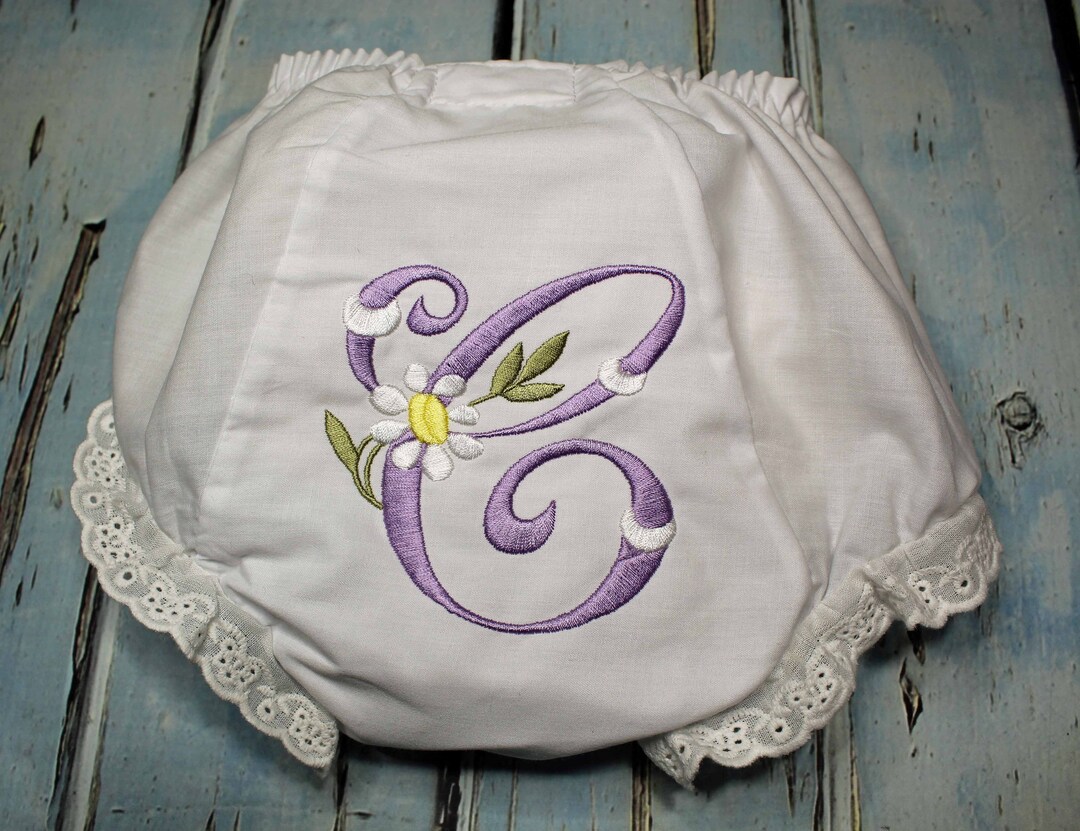 Personalized Baby Bloomers, Custom Monogram Baby Girl Bloomers, Baby ...