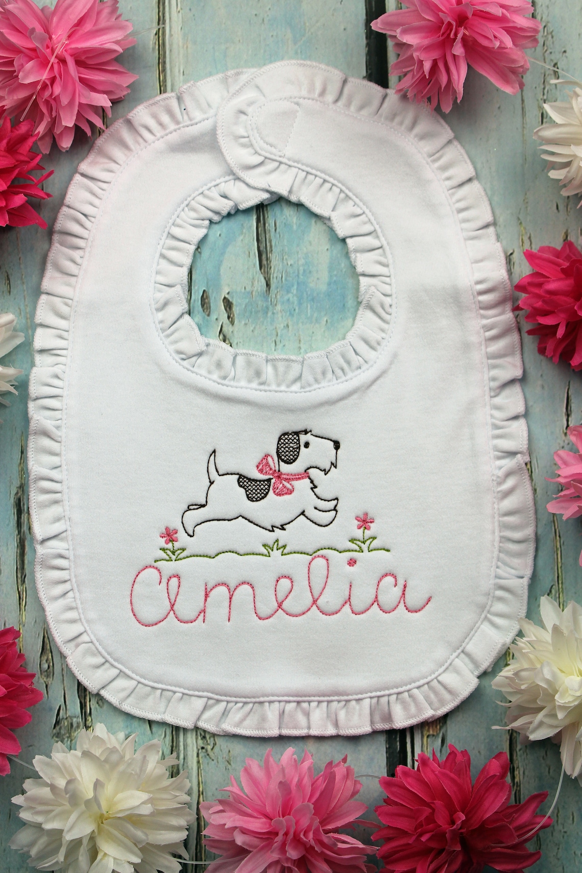 Personalized Baby Bib Girl or Boy Personalized Burp Cloth, Monogrammed ...