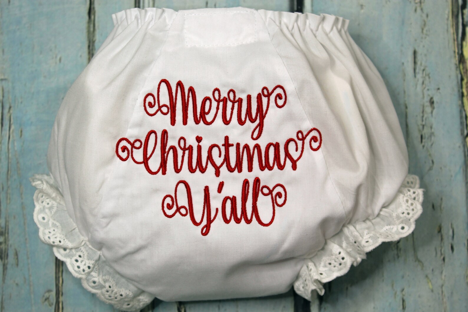 Christmas Diaper Cover, First Christmas Bloomers, 1st Christmas Diaper ...