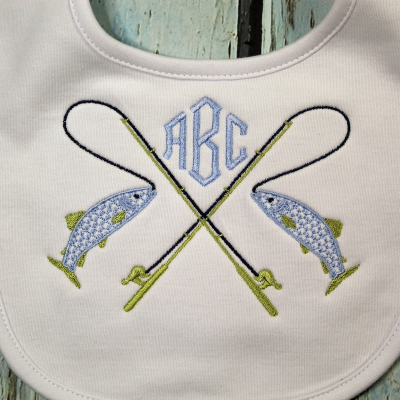 Fishing Monogram - Etsy