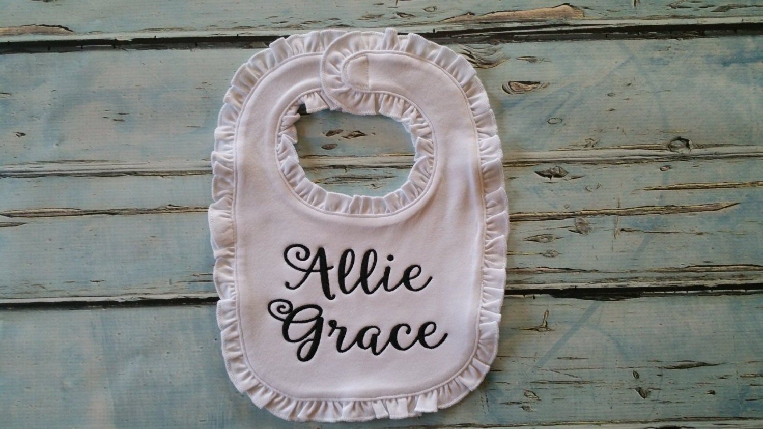 Baby Girl Bib Burp Cloth Monogrammed Bib Monogrammed Burp | Etsy