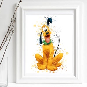 OLAF With Flurry Cloud Digital Print, Olaf From Movie Frozen Nursery ...