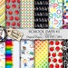 School Days Digital Paper Alphabet Numbers backgrounds | Etsy