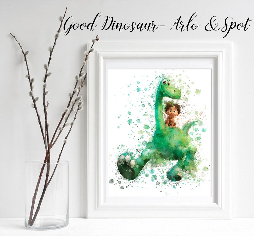 Nursery Print: Arlo & Spot Characters From the Good Dinosaur Print ...