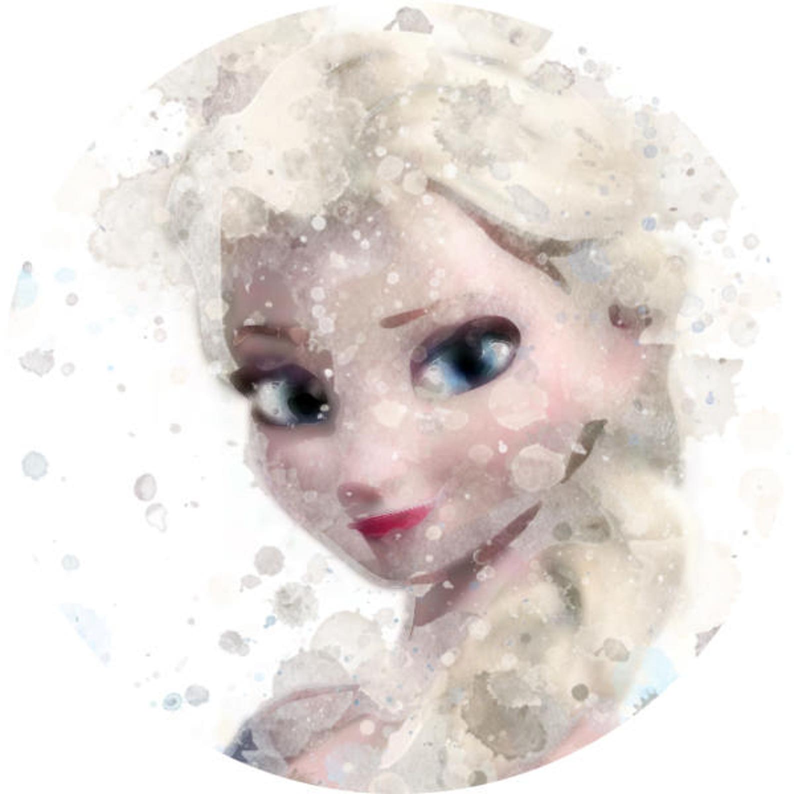 FROZEN ELSA PRINT Queen Elsa Princess Elsa Frozen Snow | Etsy