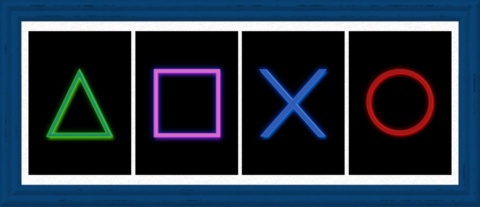 4 Neon Gaming Prints Video Game Prints Geek Art Nurd Wall - Etsy Australia