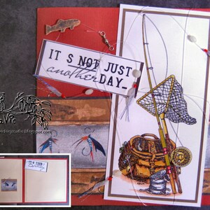 Digital Stamp - Fishing Gear, Bait and Tackle, Fishing Rod, Word Art ...