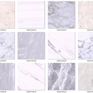 Marble Digital Paper, White Marble, Marble Textures, Marble Backgrounds ...