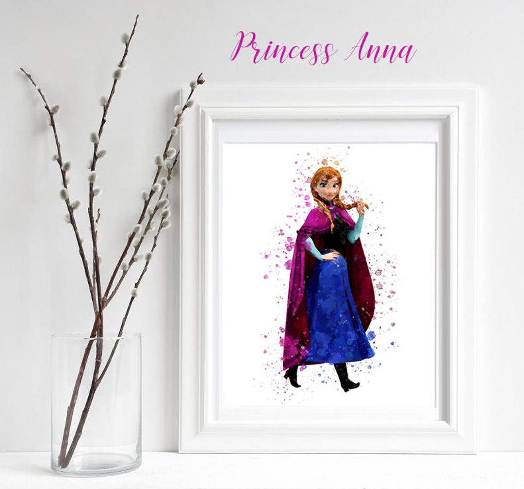 FROZEN ANNA, Princess Anna, Frozen, Anna Frozen Print Sublimation ...
