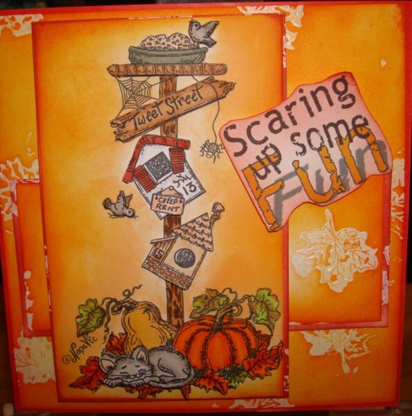 Halloween 1 Word Art Sentiments Digital Stamp Digi Instant | Etsy