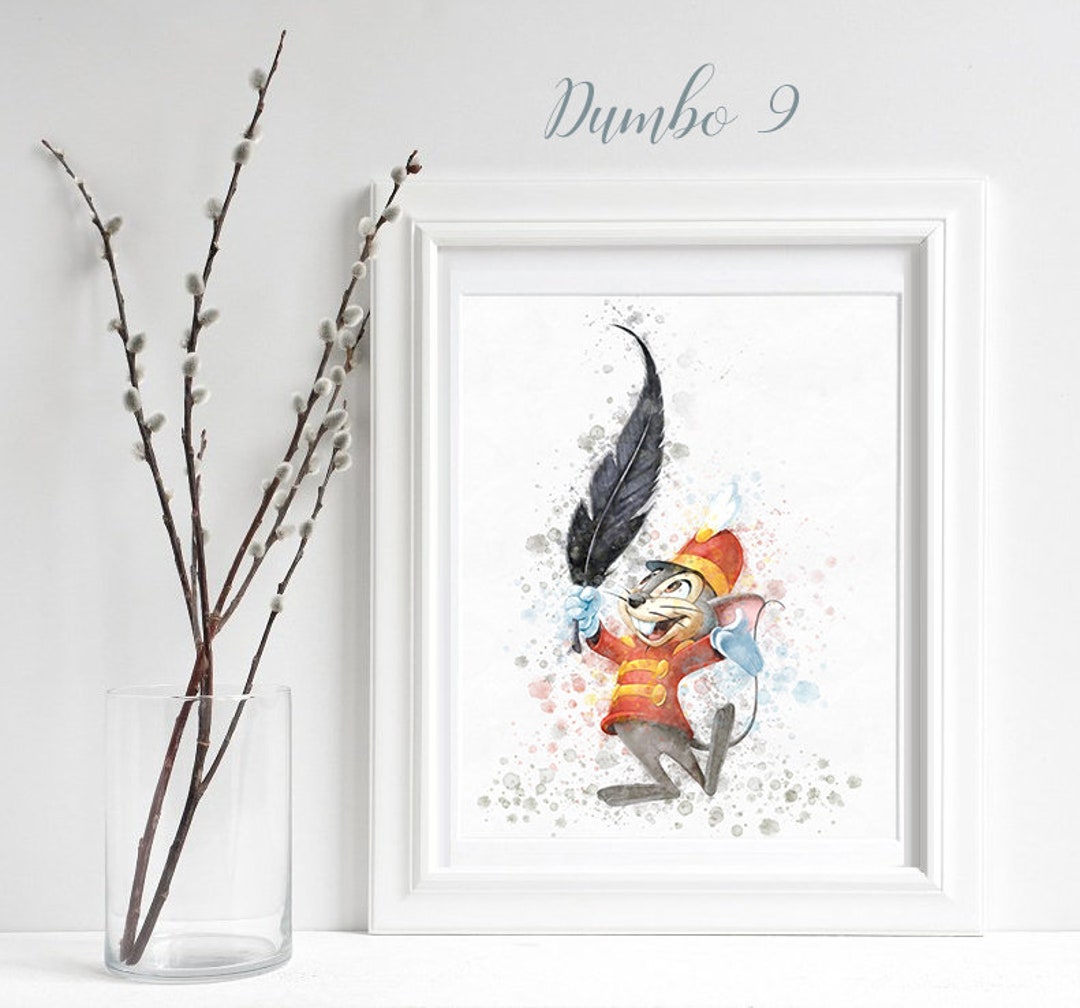 Dumbo #9 Timothy Mouse Nursery Print, Dumbo Poster, Inspired ...