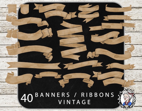 Digital Banners Vintage Digital Vintage Nursery Rhymes Banner / DIY
