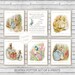 Beatrix Potter Nursery, Set 6 Prints, Peter Rabbit, Kids Room Decor ...