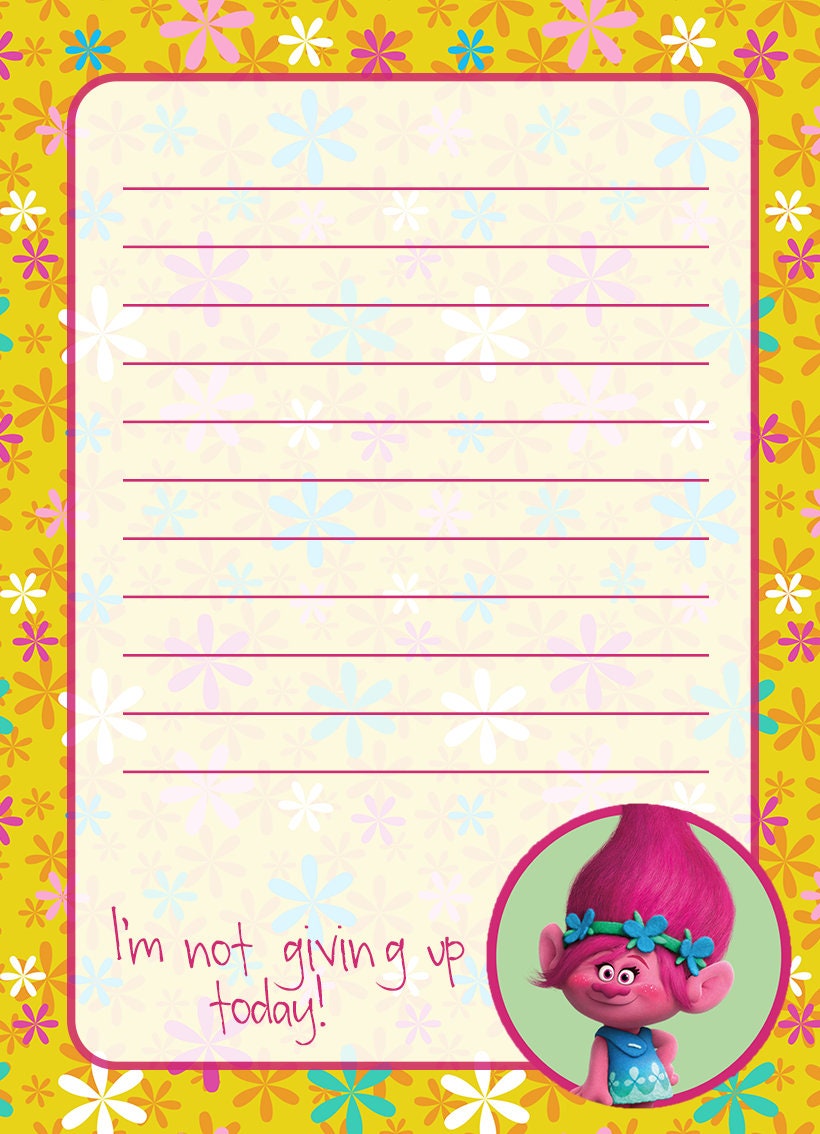 Trolls Digital Paper Trolls Party Seamless Backgrounds | Etsy