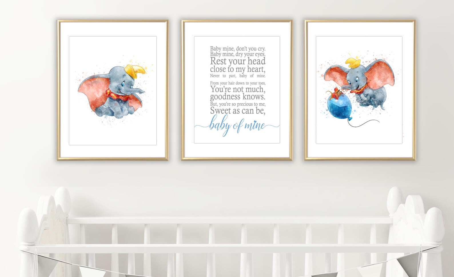Dumbo 2 Watercolor Printable Download Dumbo Poster Disney - Etsy