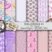 BALLERINA Digital Paper, Ballet Dance Digital Paper in Pink / Roses ...