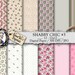 Shabby Chic Digital Paper: Roses / Vintage Floral Rose Backgrounds ...