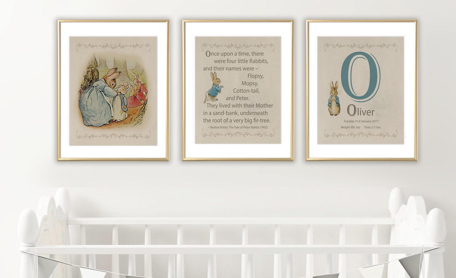 Beatrix Potter Nursery, Set 9 Prints, Peter Rabbit, Kids Room Decor ...