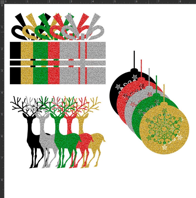 Christmas Clipart, Christmas Glitter Clip Art ,christmas Cliparts ...