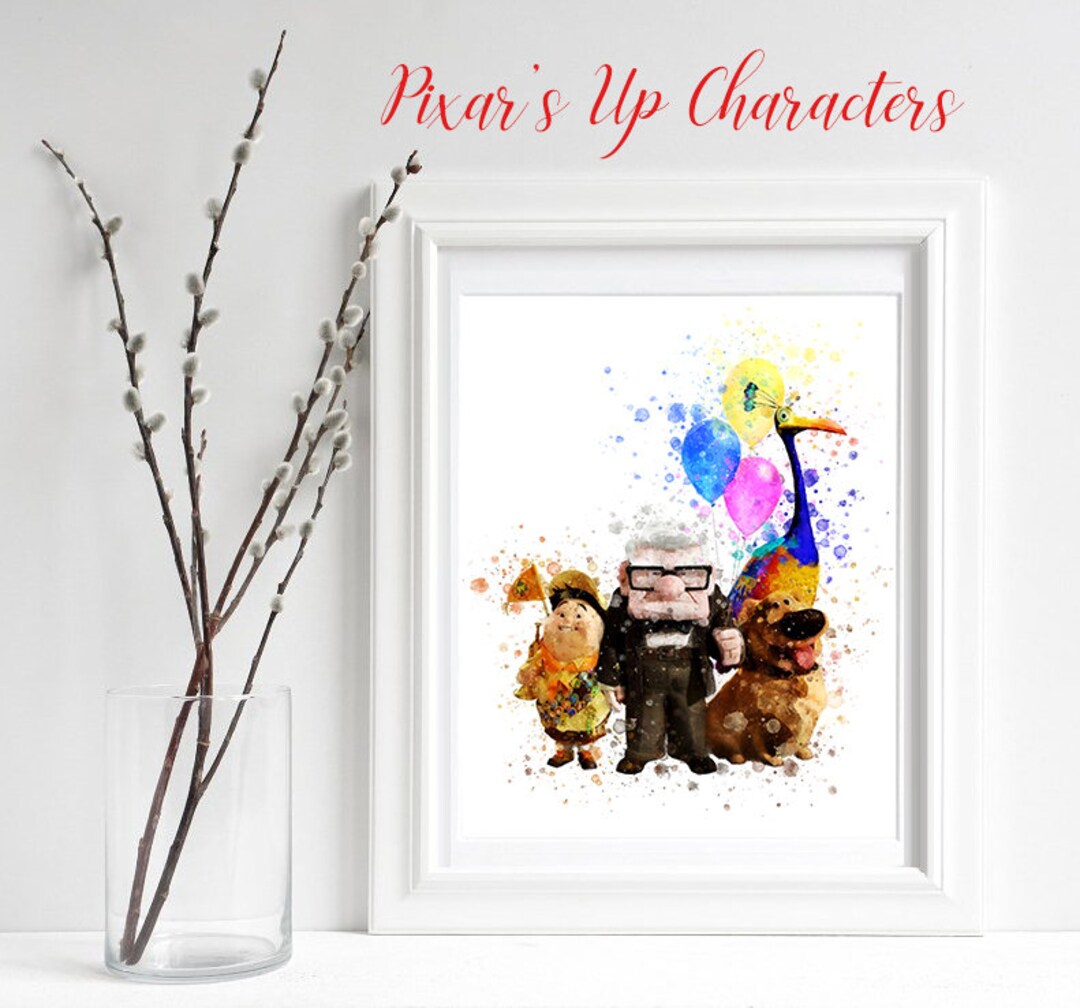 Nursery Print up Print, UP Digital Print, Russell, Karl, Dug & Kevin ...