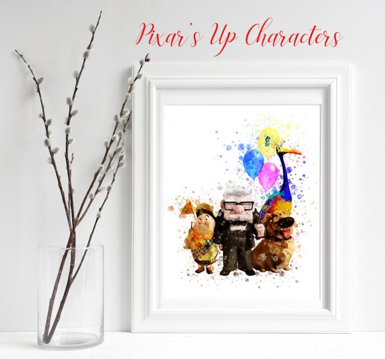 Nursery Print up Print UP Digital Print Russell Karl Dug & - Etsy