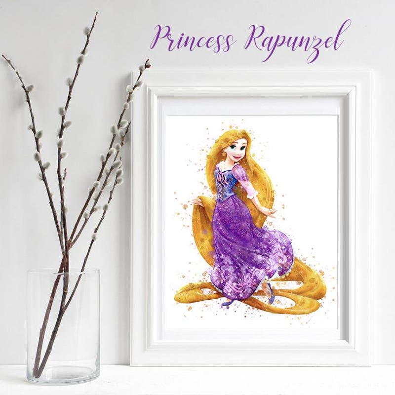 Rapunzel Art Print - Etsy