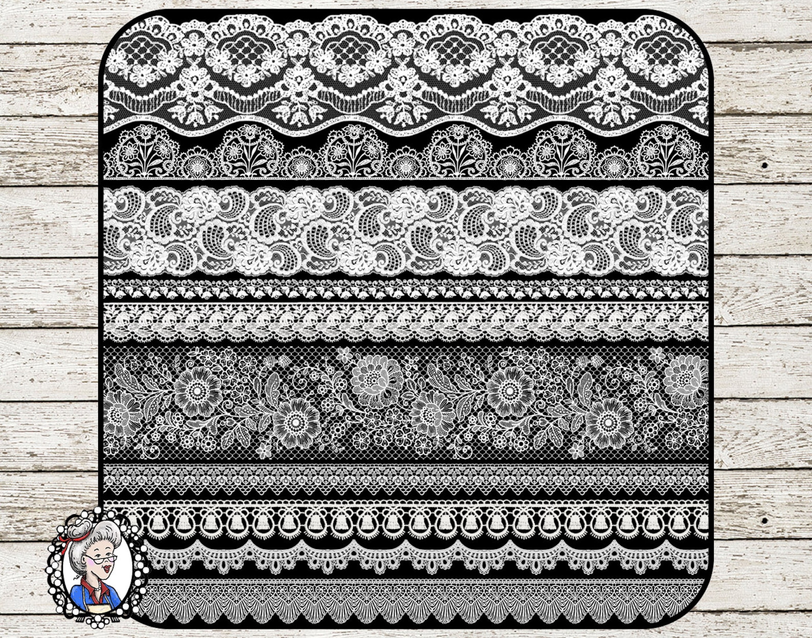 Digital Lace Clipart: "lace CLIP Art" Wedding Lace White Gothic Lace ...