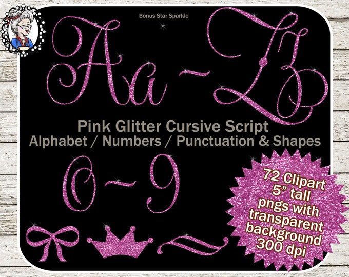 Popular Glitter Letters and Numbers, Glitter Alphabet Bundle, Glitter ...