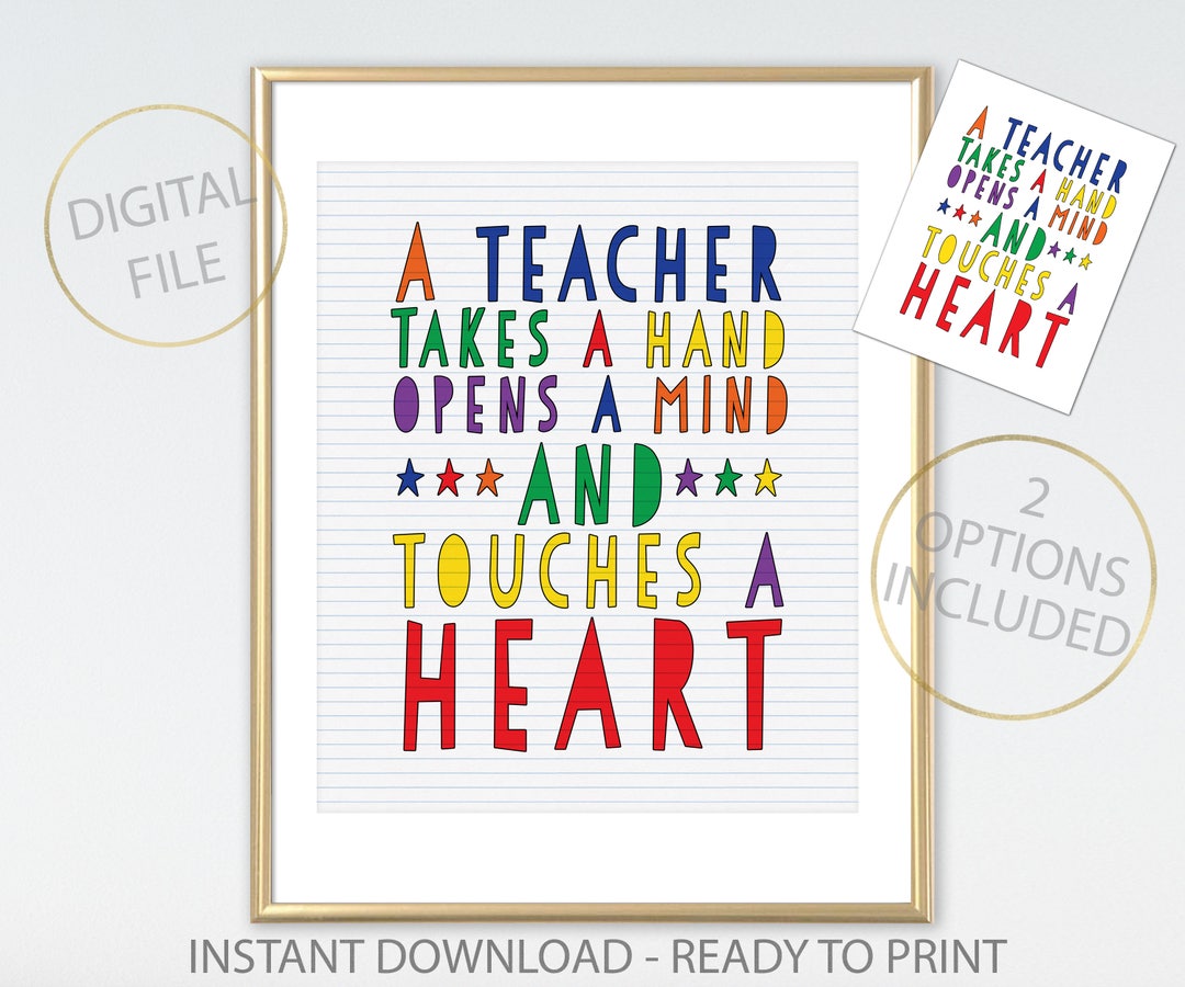 Teacher Print - Daycare Thank You, Childcare Thank You, Teacher Thank ...
