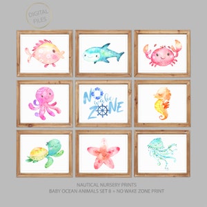 Mermaid Bathroom Rules Decor. Nautical Themed Watercolour. Mermaid Wall ...