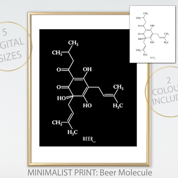 Alcohol Molecule - Etsy