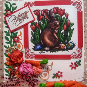 Instant Download Digital Stamps Digi Stamps Easter Set 2 Word Art ...