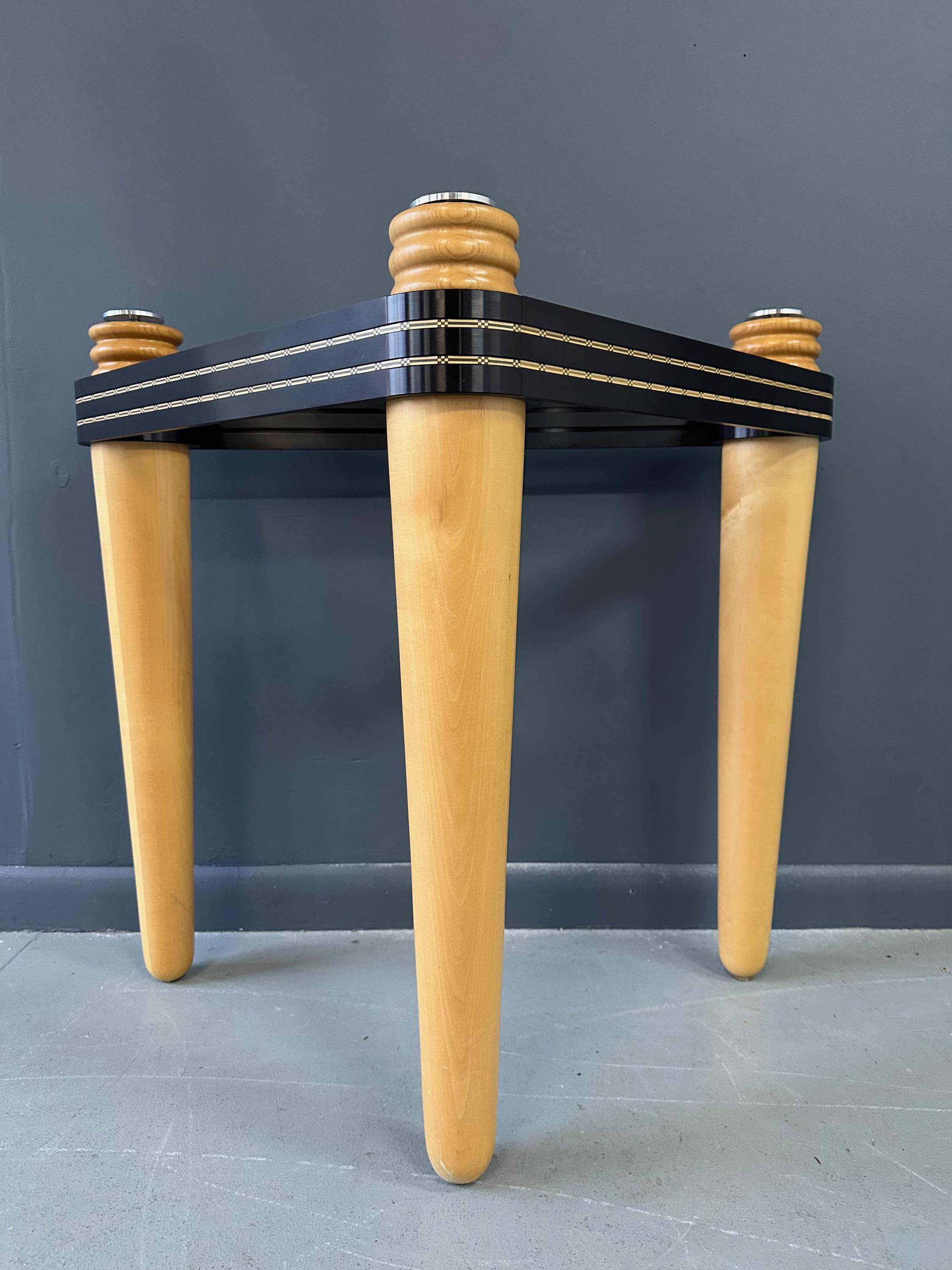 1990 Post Modern Demi-lune Hall Table Designed by Kaiser Newman in ...