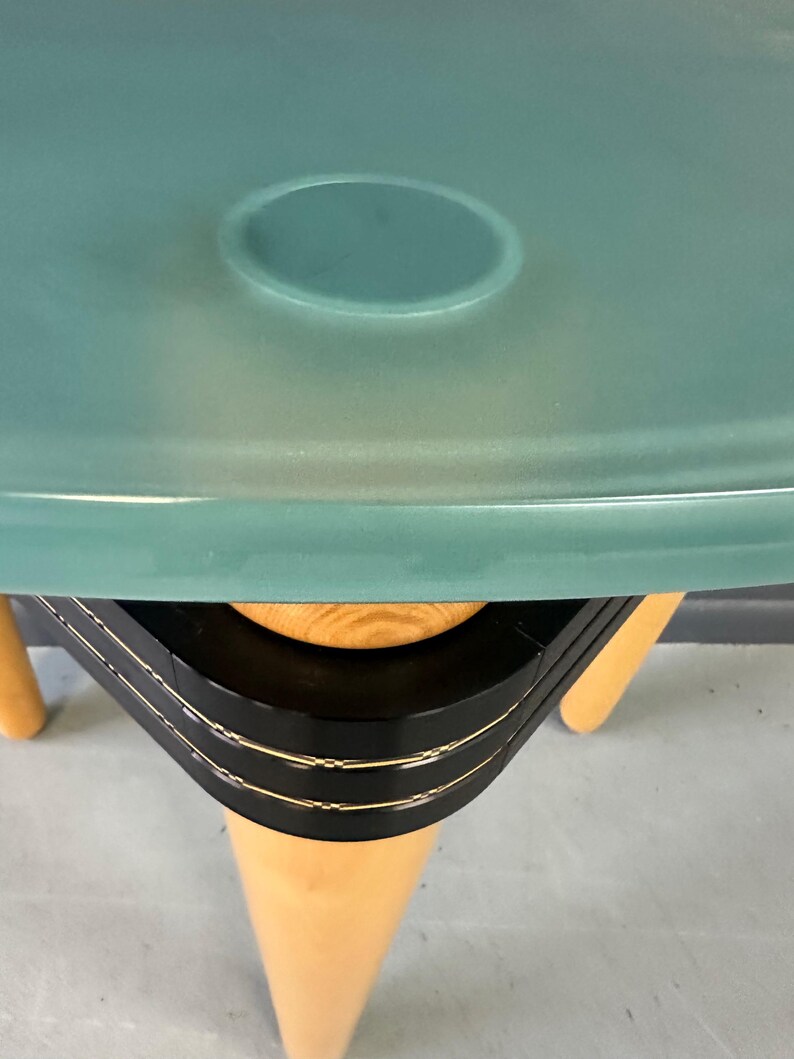 1990 Post Modern Demi-lune Hall Table Designed by Kaiser Newman in ...