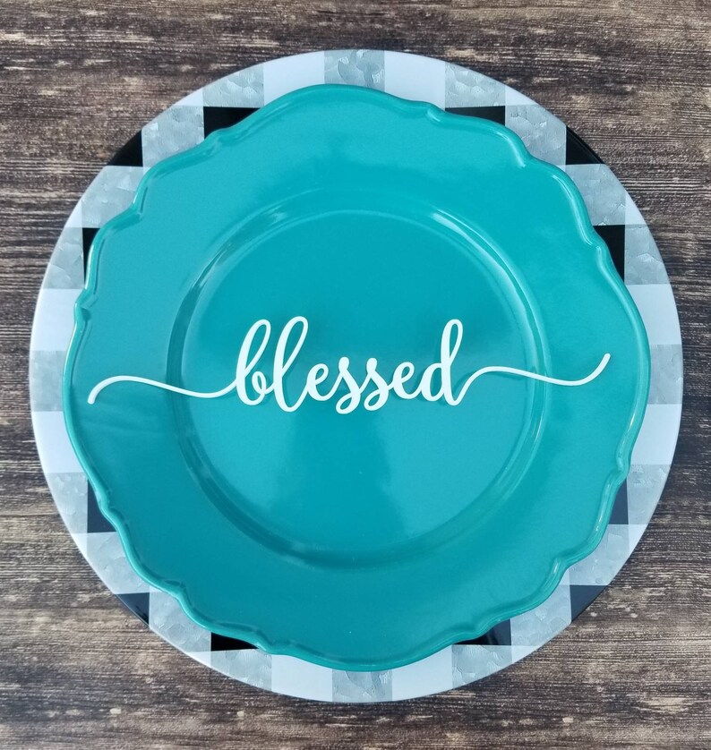Thanksgiving Plate Words Fall Plate Decor Plate - Etsy