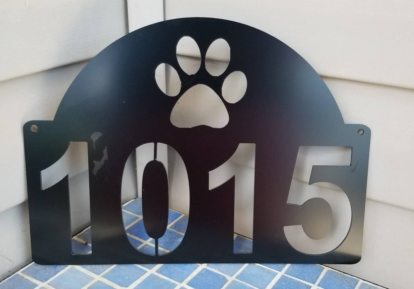 Acrylic Lamp Post Sign | Lamp Post Address Plaque | House Number Sign ...