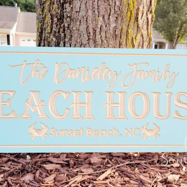 Beach Cottage Sign - Etsy