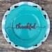 Thanksgiving Plate Words Fall Plate Decor Plate Decorations ...