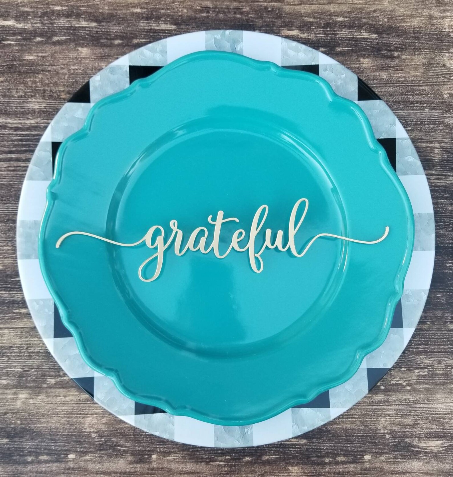 Thanksgiving Plate Words Fall Plate Decor Plate | Etsy