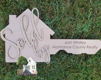 Realtor Key Sign | Etsy