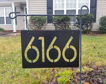 Lamp Post House Number Sign | Etsy