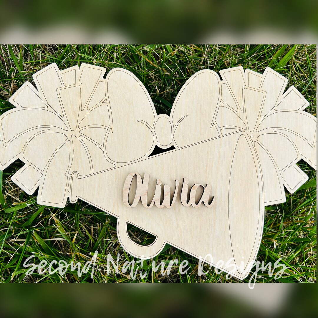 UNFINISHED Megaphone / Blank Cheer Megaphone /cheer Pompoms ...