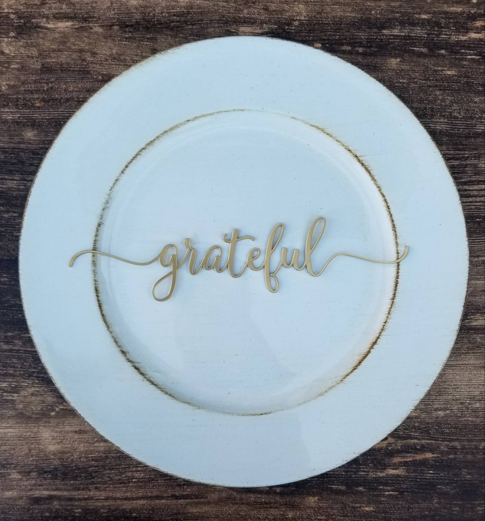 Thanksgiving Plate Words Fall Plate Decor Plate | Etsy