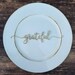 Thanksgiving Plate Words Fall Plate Decor Plate Decorations ...