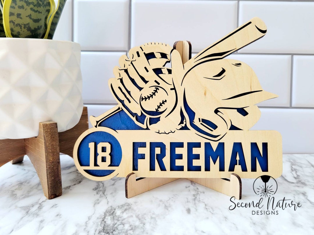 Personalized Baseball Sign / Baseball Trophy Plaque / Custom Senior ...