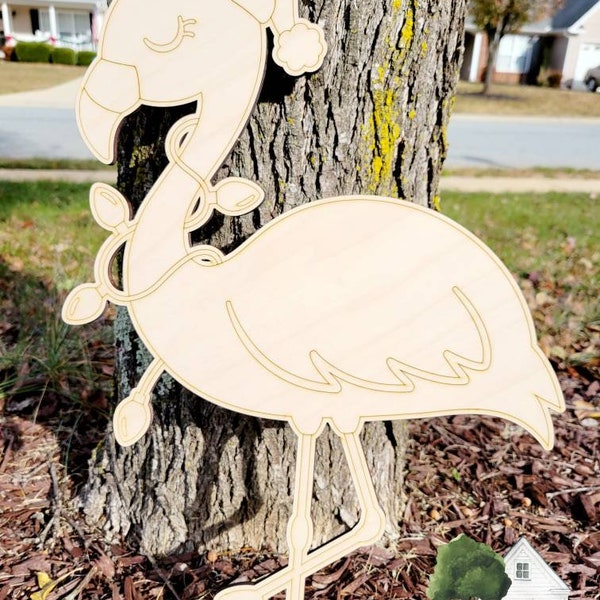 Wood Flamingo - Etsy