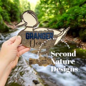 Baby Boy Duck Birth Stats Sign / Nursery Announcement / Newborn Pic ...