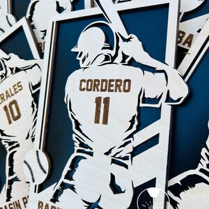 Personalized Baseball Sign / Baseball Trophy Plaque / Custom Senior ...