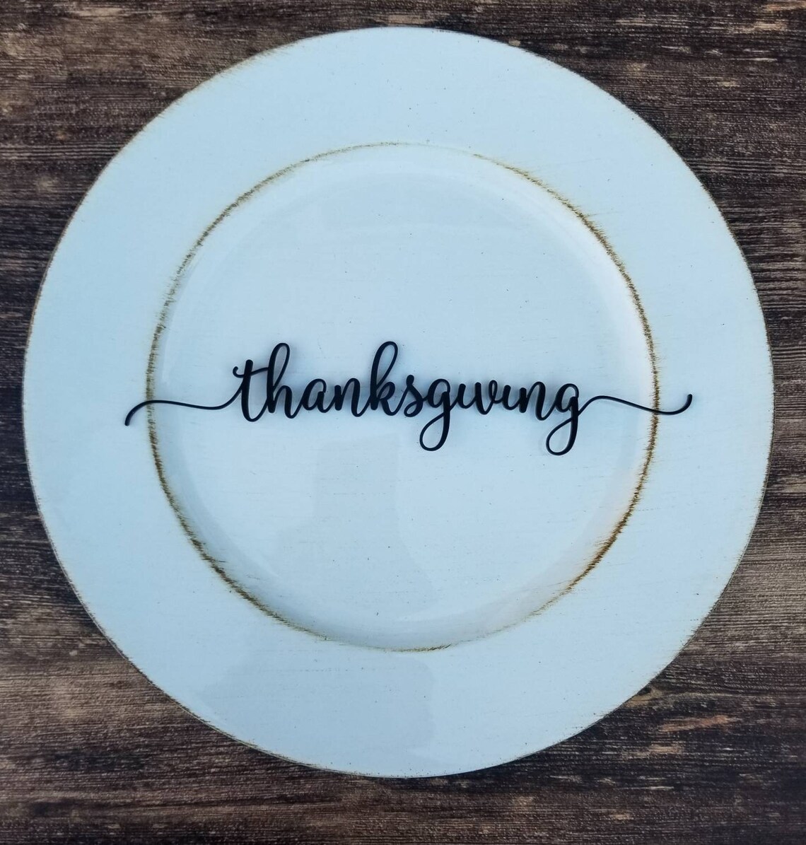 Thanksgiving Plate Words Fall Plate Decor Plate - Etsy